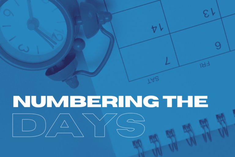 Numbering the Days - Read John Pace